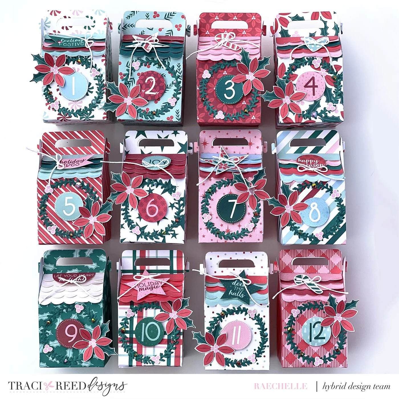 Festive Advent Boxes with Raechelle! — Traci Reed Designs