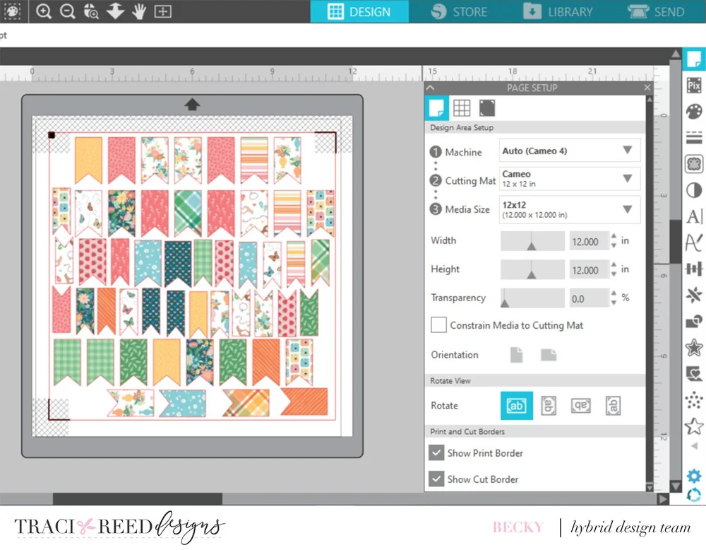 Tutorial: Easily Create Patterned Banner Pieces in Silhouette Studio ...