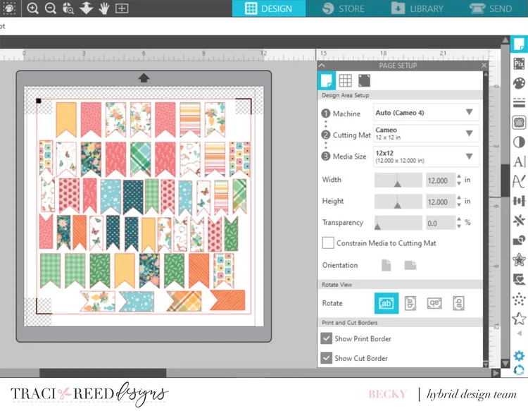 Tutorial: Easily Create Patterned Banner Pieces in Silhouette Studio ...
