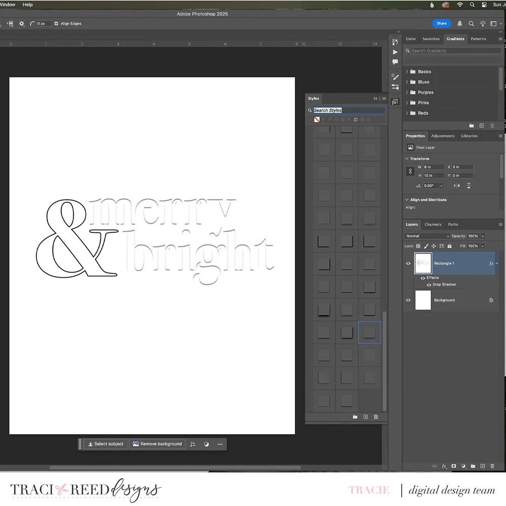 Tutorial: Using Digital Stamps To Make Cut Out Titles in Photoshop ...