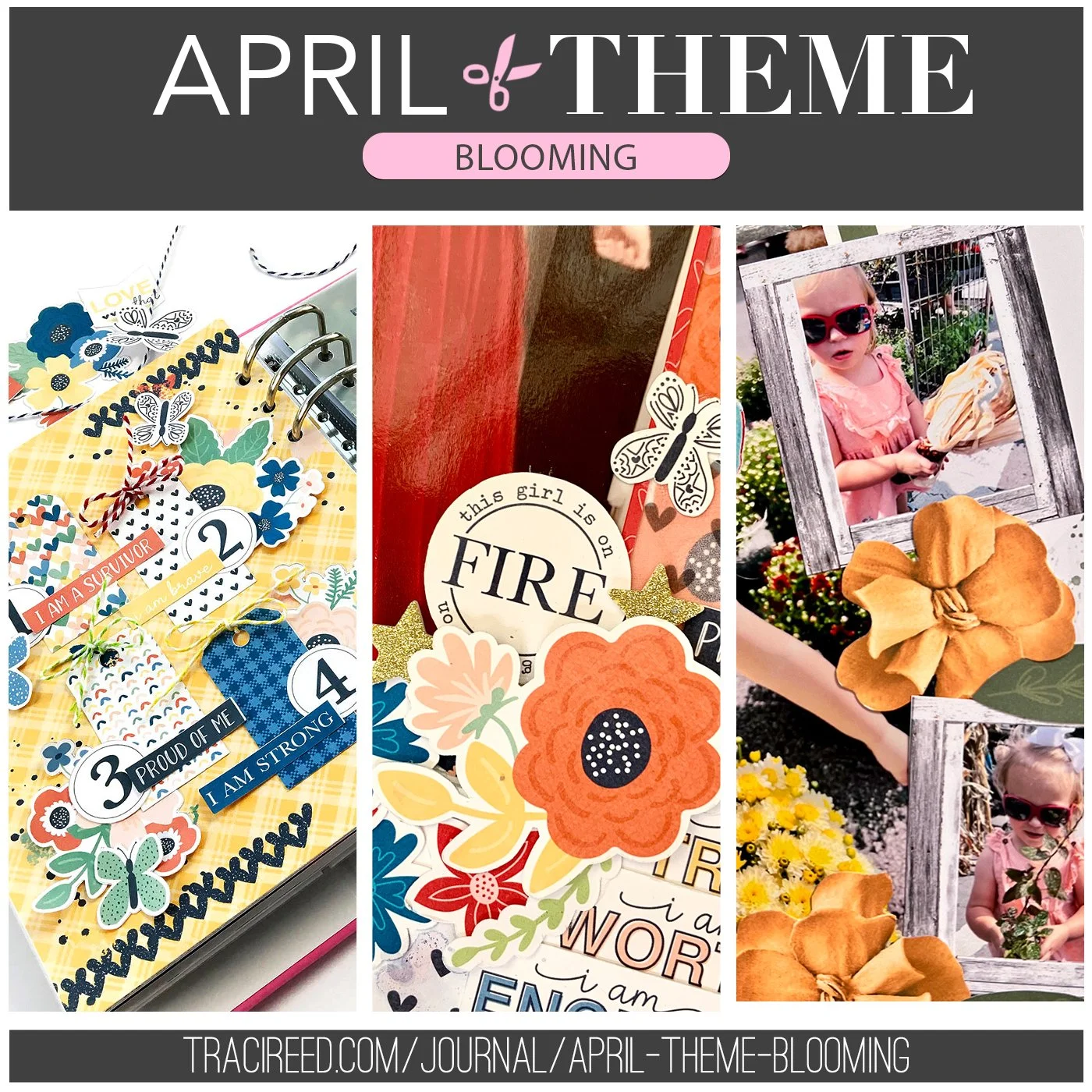 April Theme Blooming Traci Reed Designs
