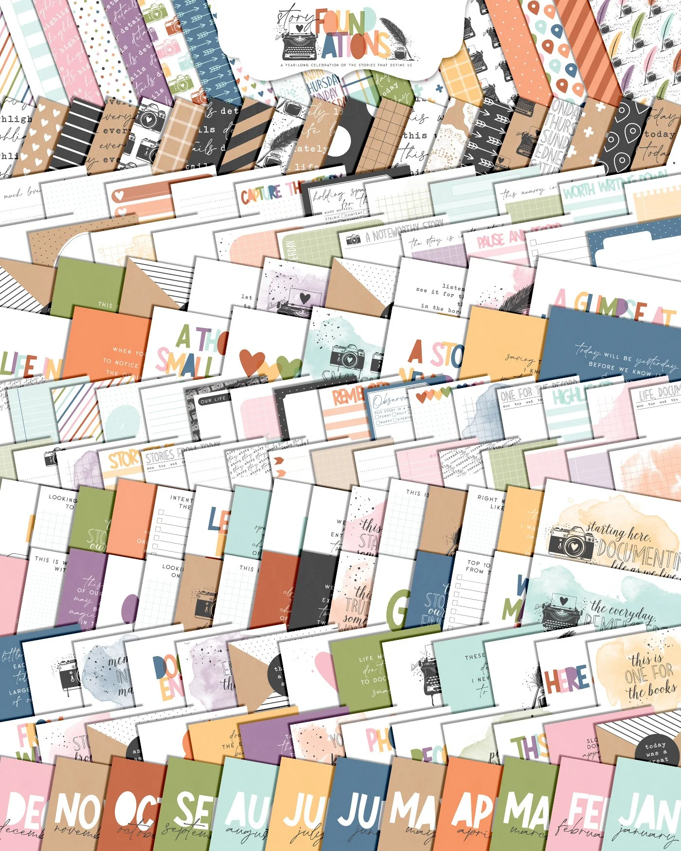 Introducing the Story Foundations Digital and Printable Scrapbook ...