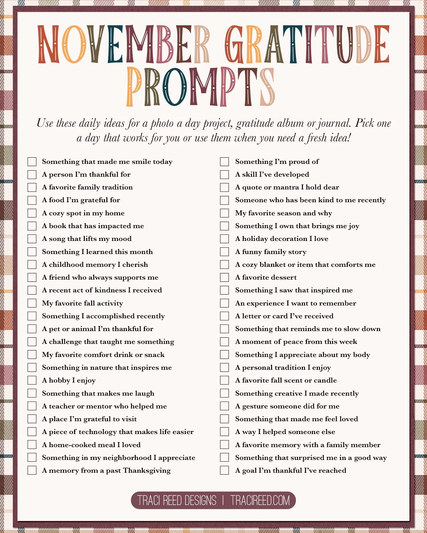 Get Inspired for Gratitude Season with these 50 Photo or Storytelling ...