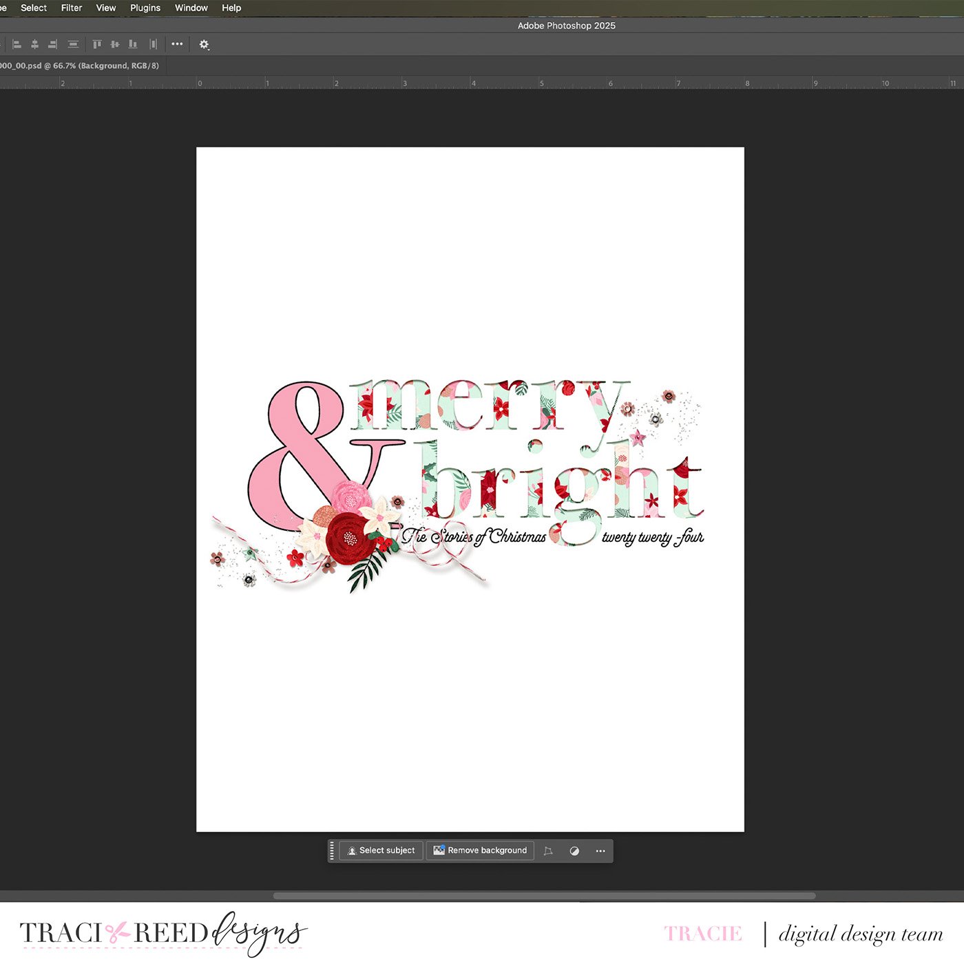 Tutorial: Using Digital Stamps To Make Cut Out Titles in Photoshop ...