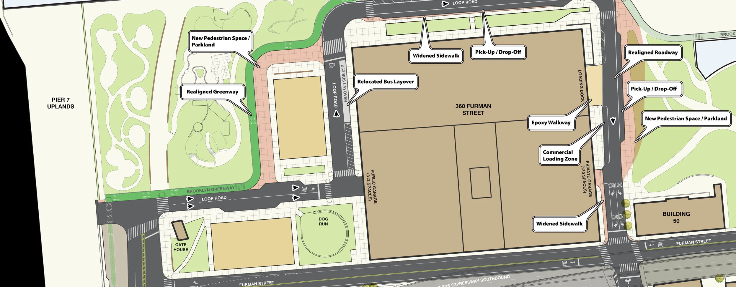 Brooklyn Bridge Park Map