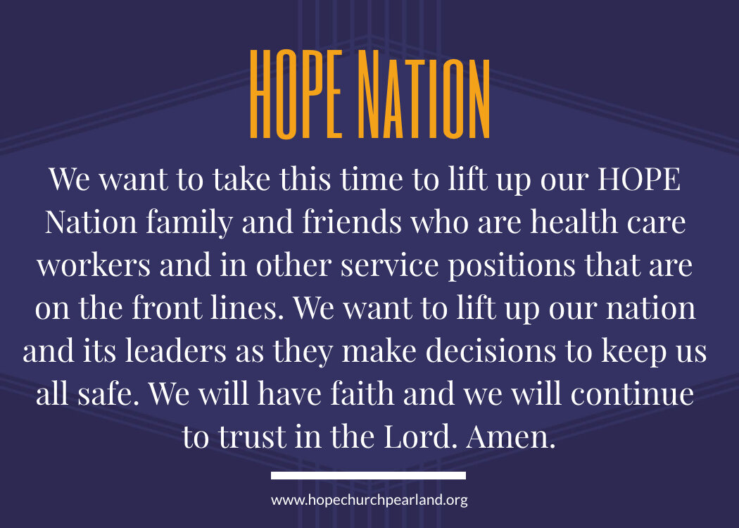 EVENTS — HOPE Church Pearland