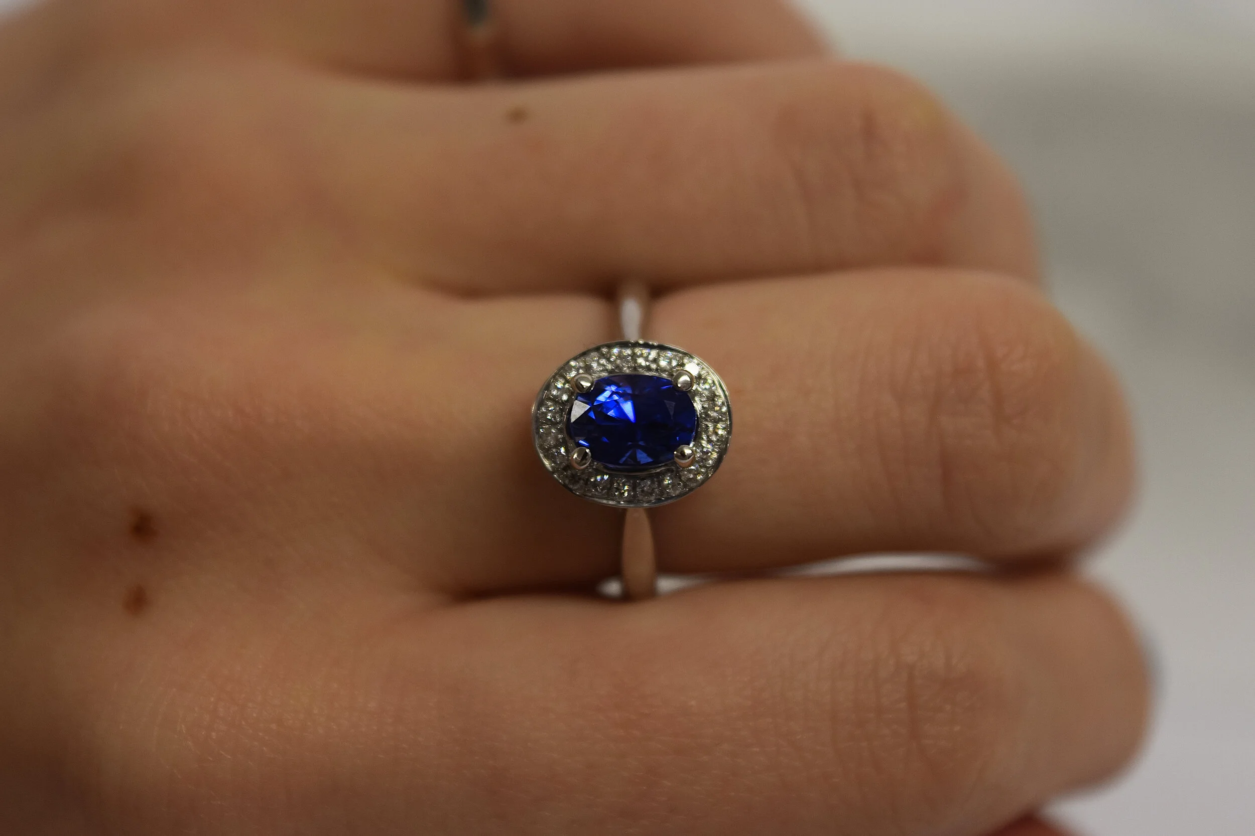 Diamond engagement ring — Tennant and Darragh