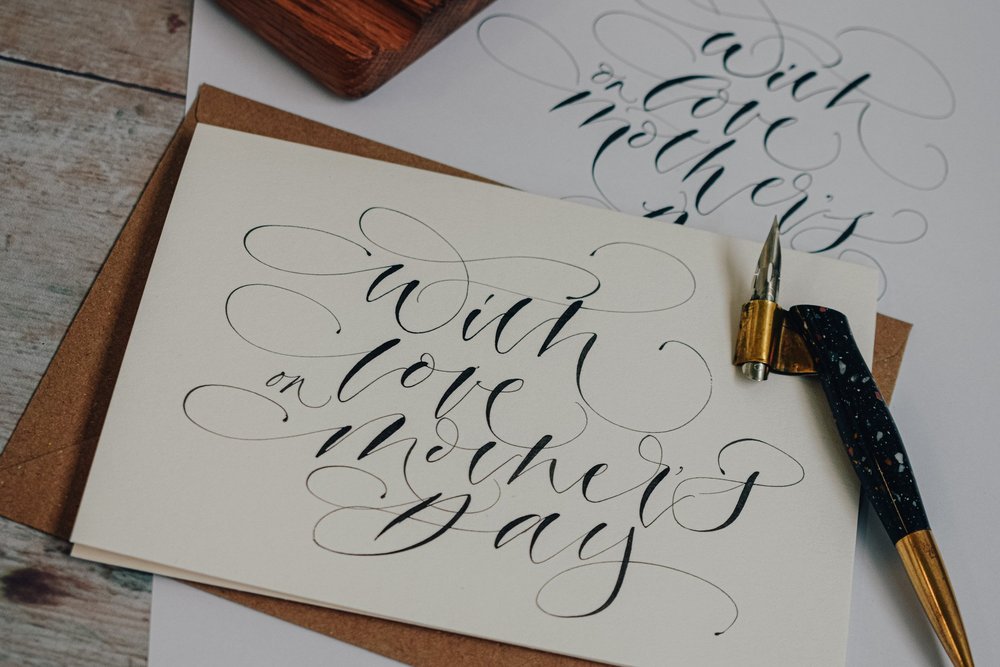 Free Mother's Day Calligraphy Download — Wild Sea Calligraphy - Modern ...