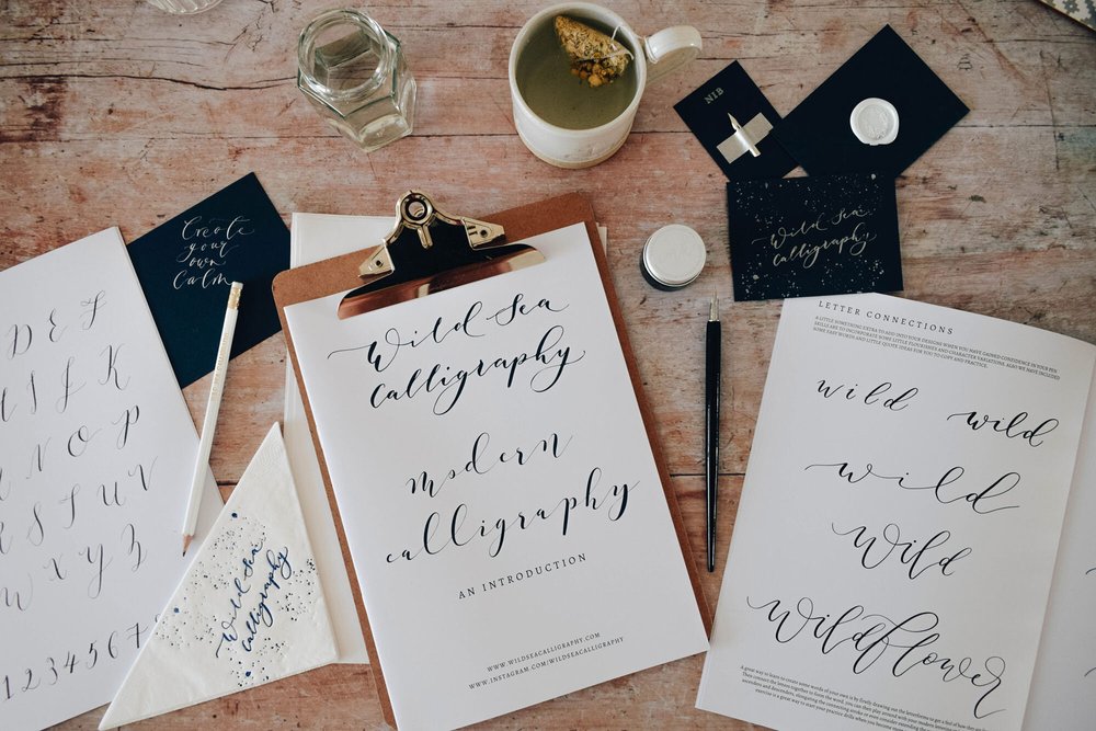 What is Modern Calligraphy? — Wild Sea Calligraphy - Modern Calligraphy ...