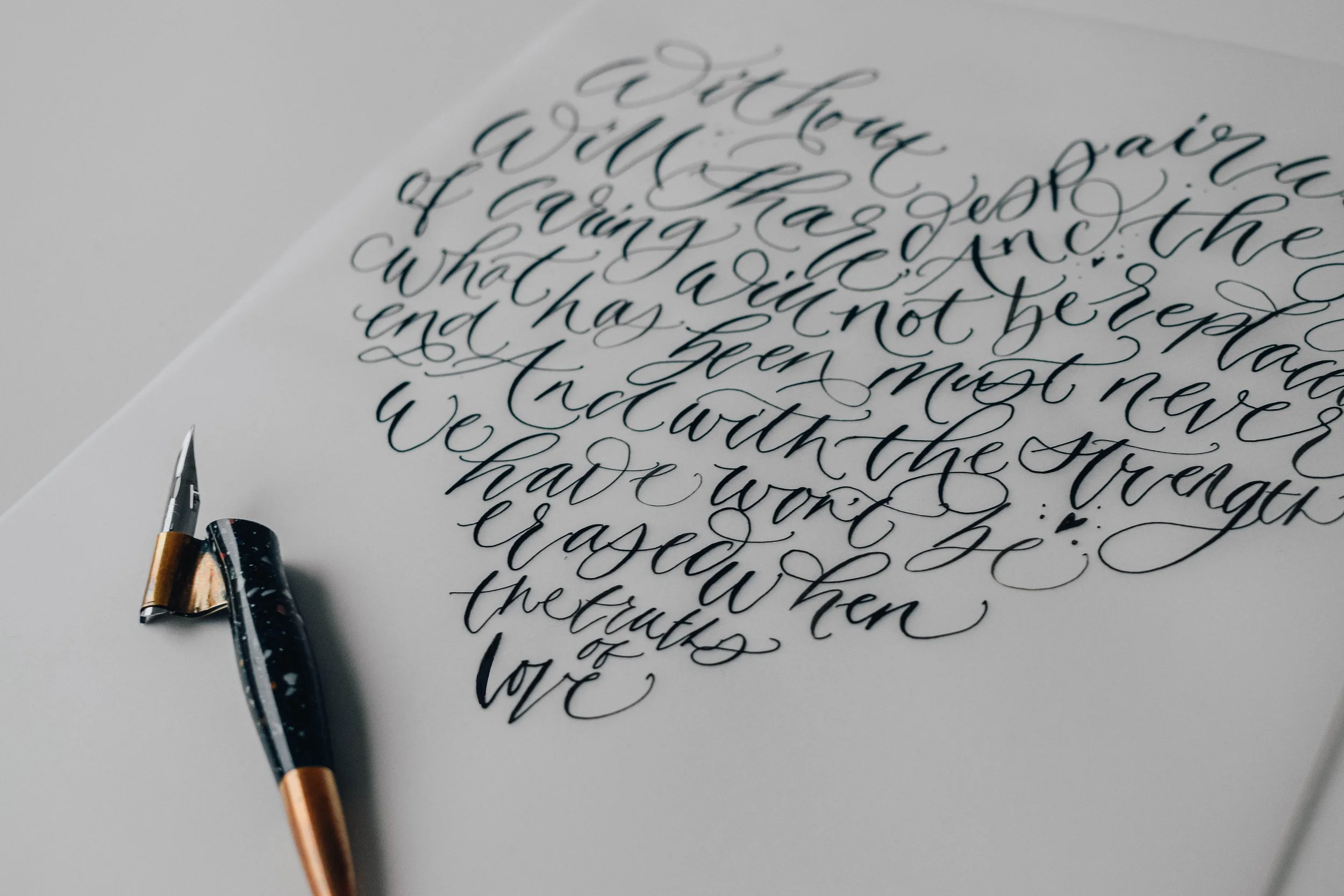 Wild Sea Calligraphy - Modern Calligraphy Workshops in Devon and Cornwall
