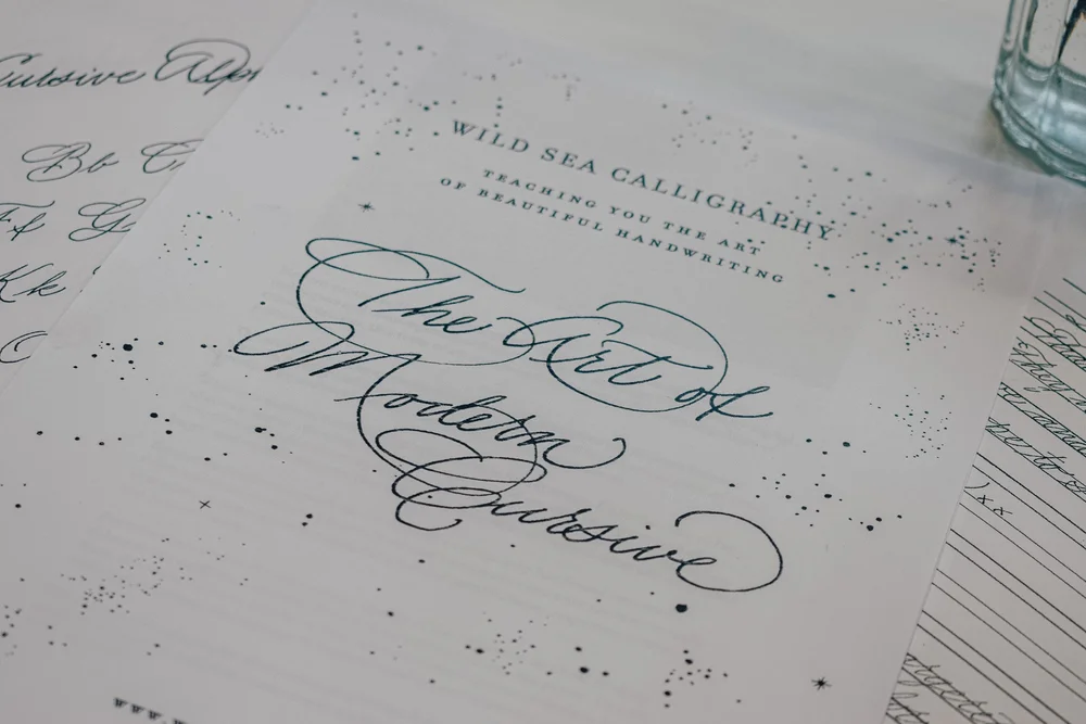 Embracing Elegance - The Art of Learning Cursive Calligraphy — Wild Sea ...