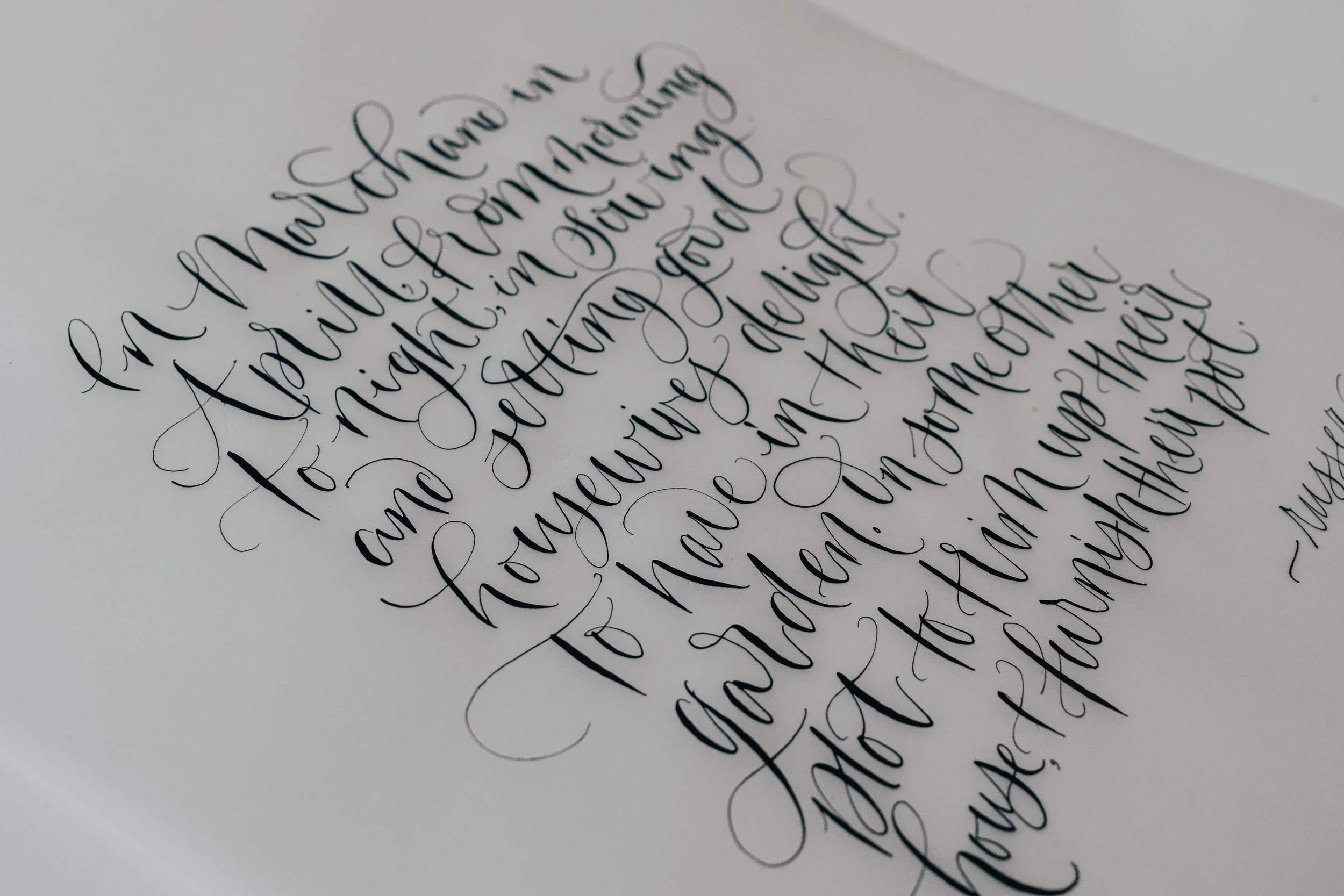 Calligraphy Workshops — Wild Sea Calligraphy - Modern Calligraphy ...