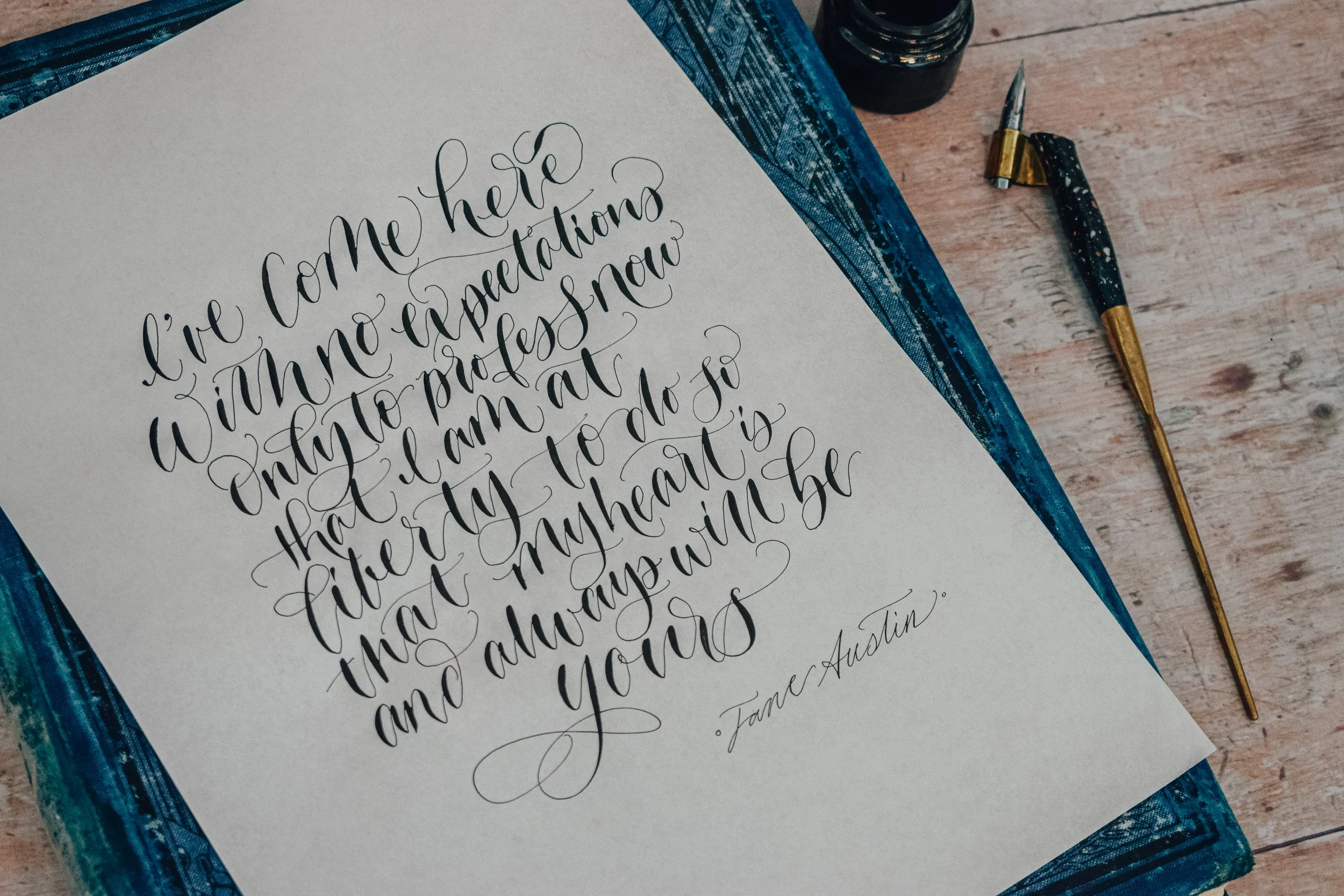 Calligraphy Workshops — Wild Sea Calligraphy - Modern Calligraphy ...