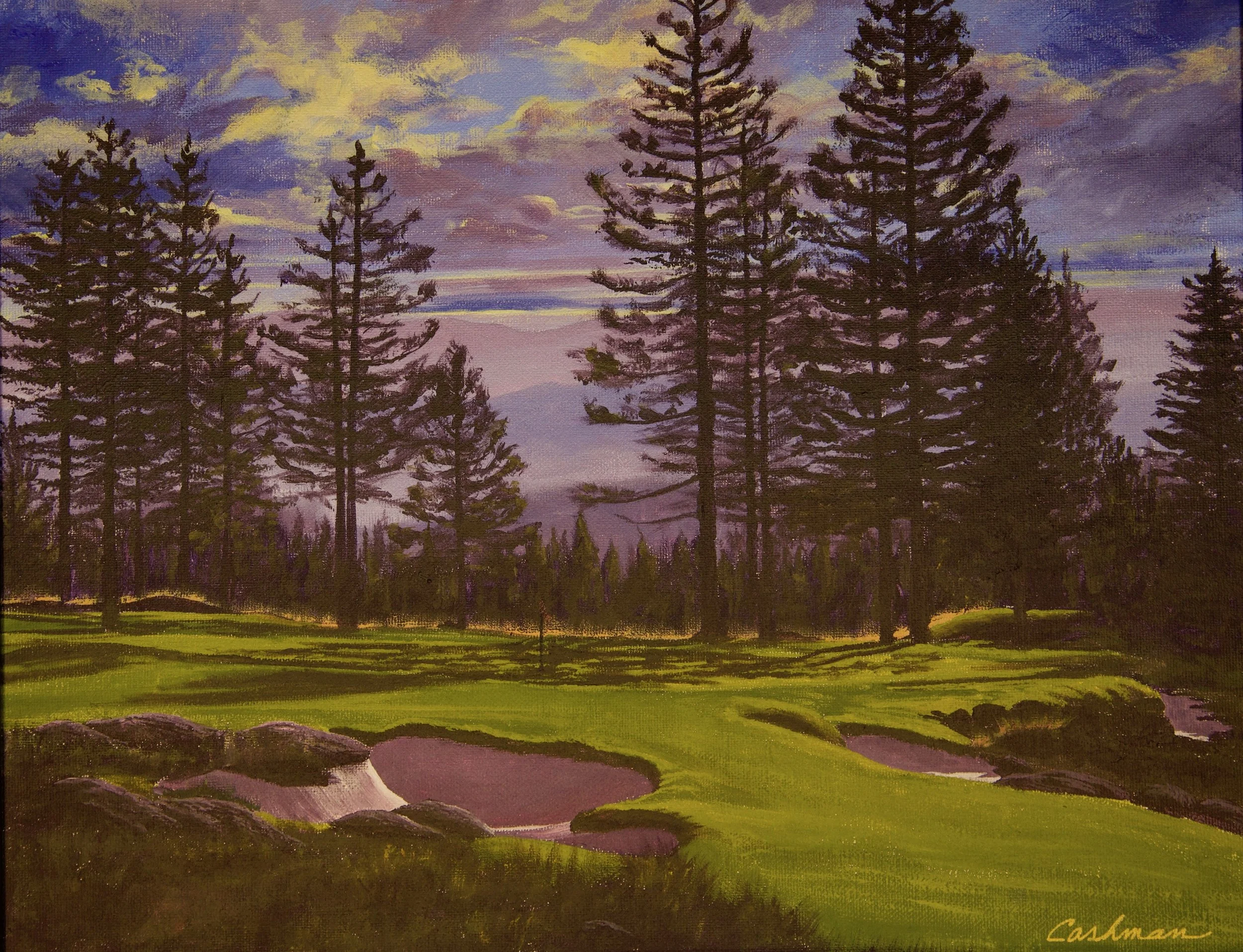 Original Golf Oil Paintings — Sandra Cashman