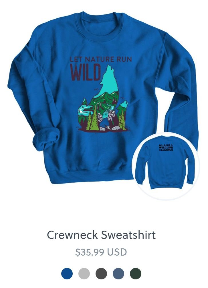 New merchandise has launched! — Alaska Wildlife Alliance (AWA)