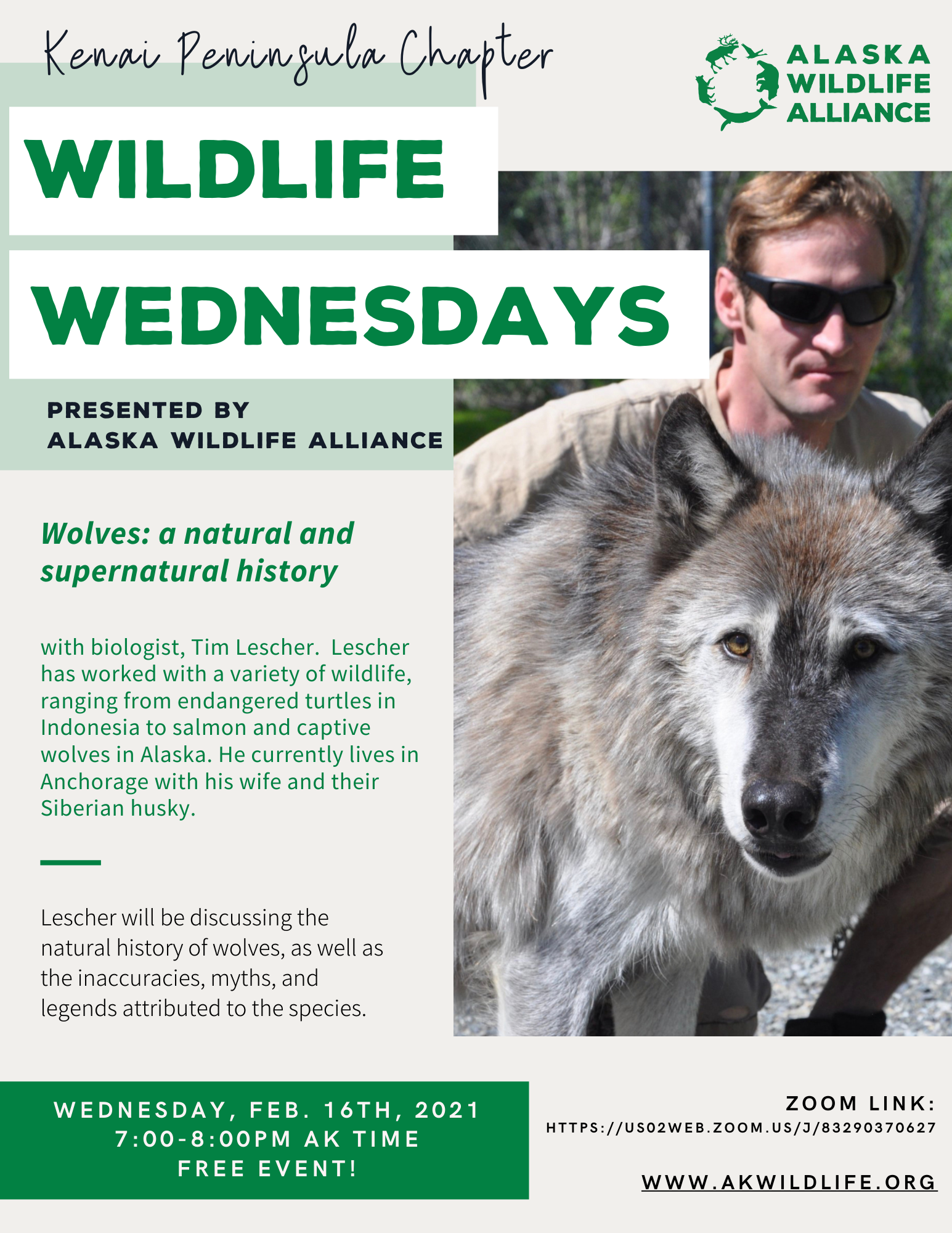 Wildlife Wednesday (Kenai Peninsula Chapter): Wolves: a natural and ...