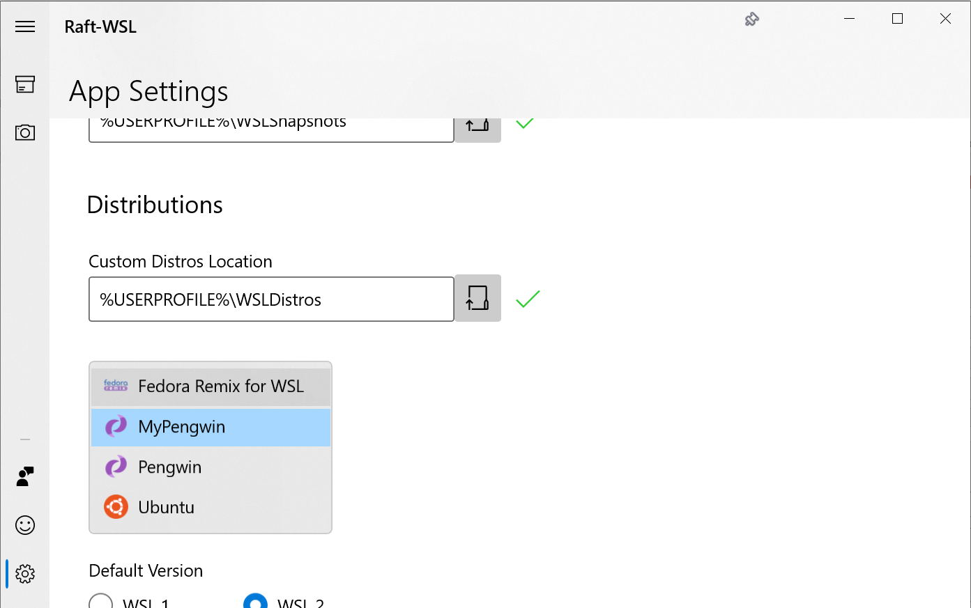 Raft WSL — Whitewater Foundry