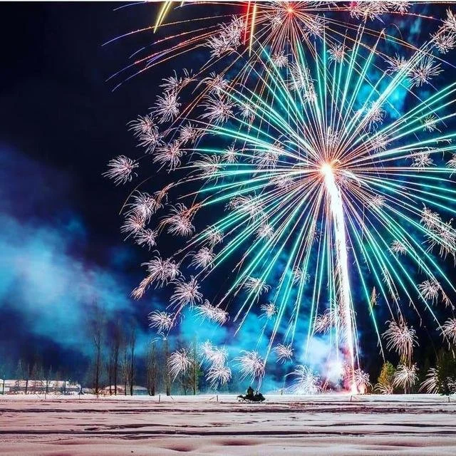 Lake Tahoe Fireworks | Tahoe City Winter Show at SNOWFEST — North Lake ...