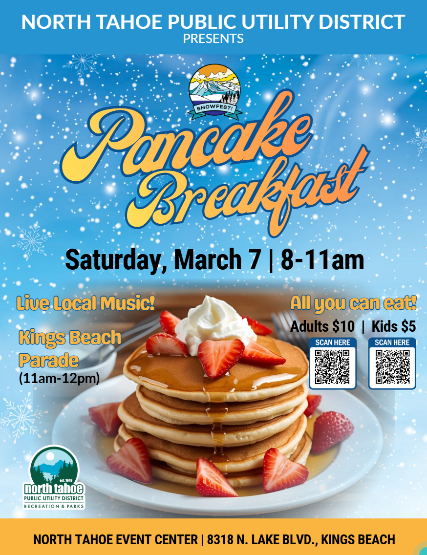 SNOWFEST Kings Beach Pancake Breakfast — North Lake Tahoe SNOWFEST