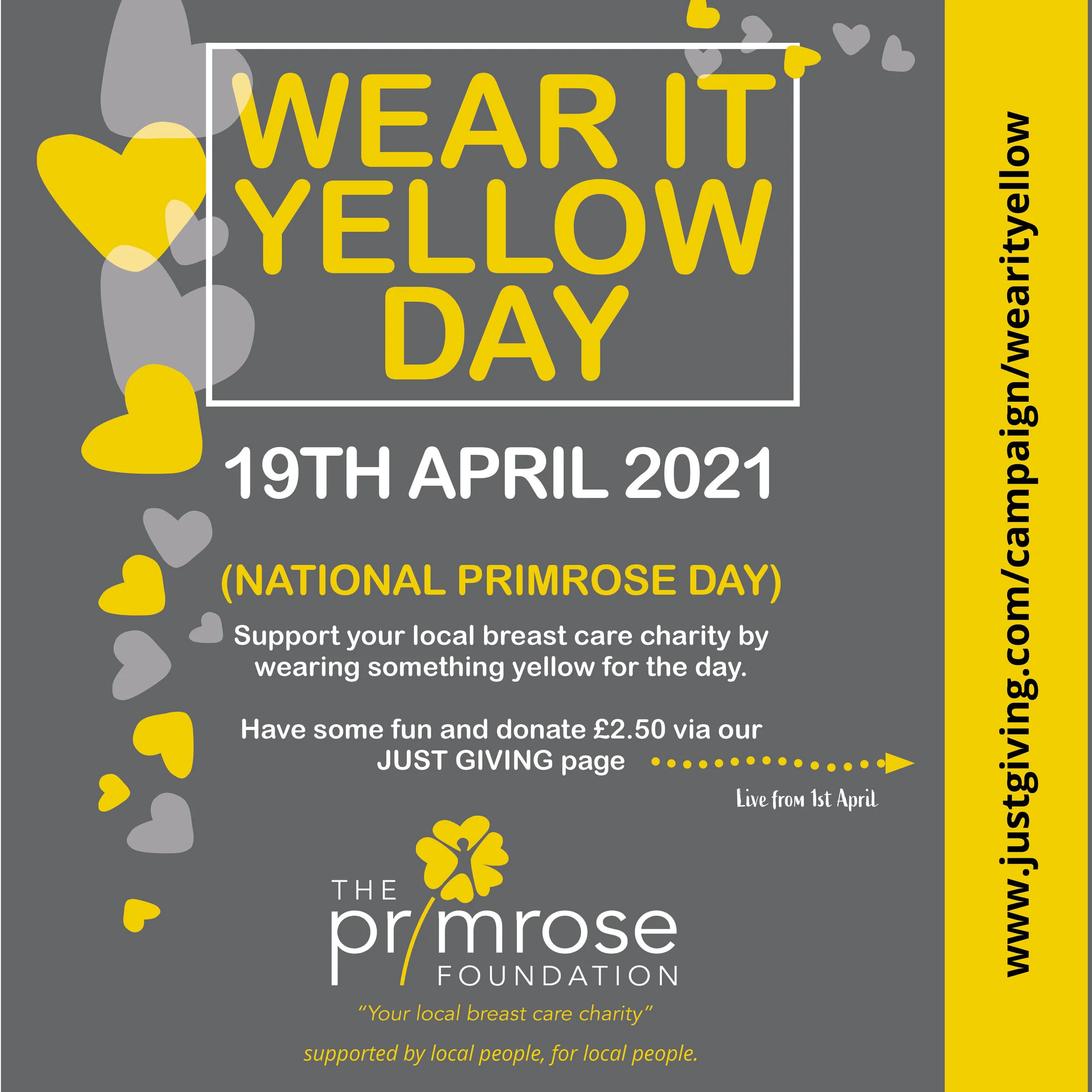 Wear It Yellow — The Primrose Foundation