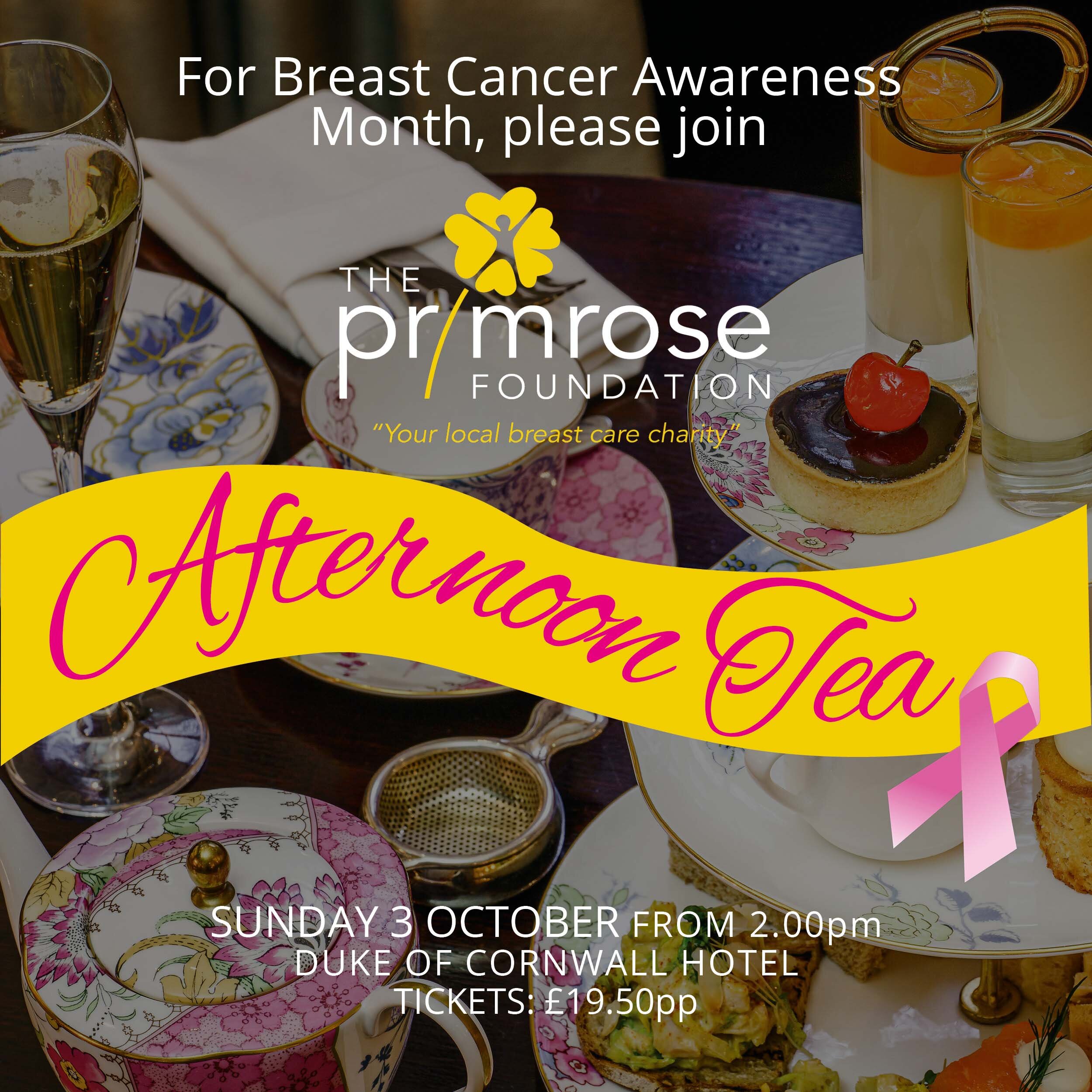 Charity Afternoon Tea — The Primrose Foundation