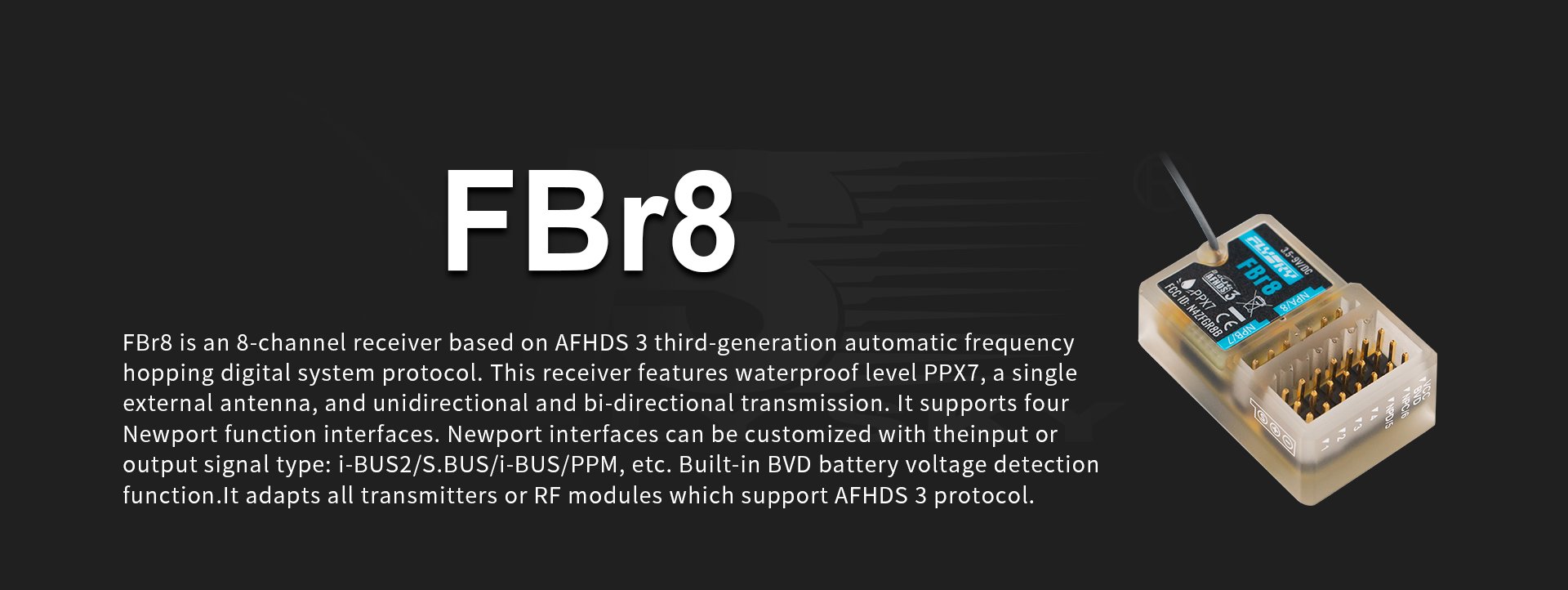 FBr8-SPECIFICATIONS | Flysky