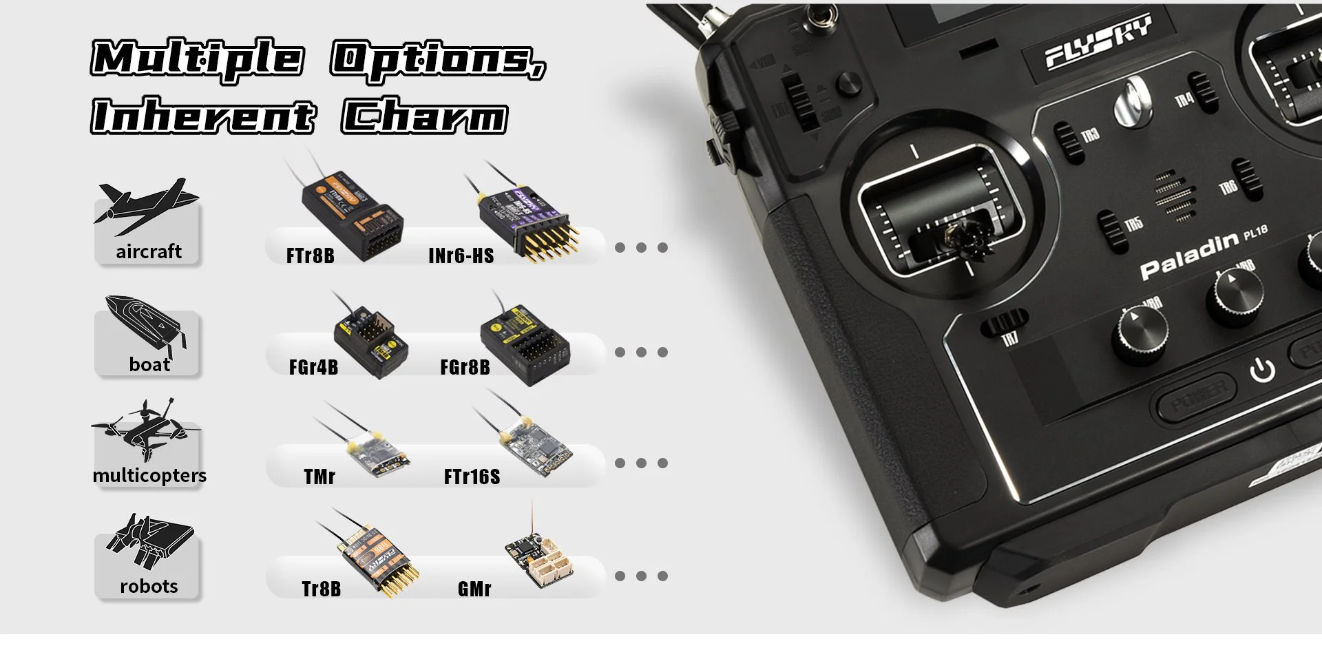 FlySky PL18 Paladin Fernsteuerung mit FS-FTr10 Empfänger (FS042) | RC, 356,00