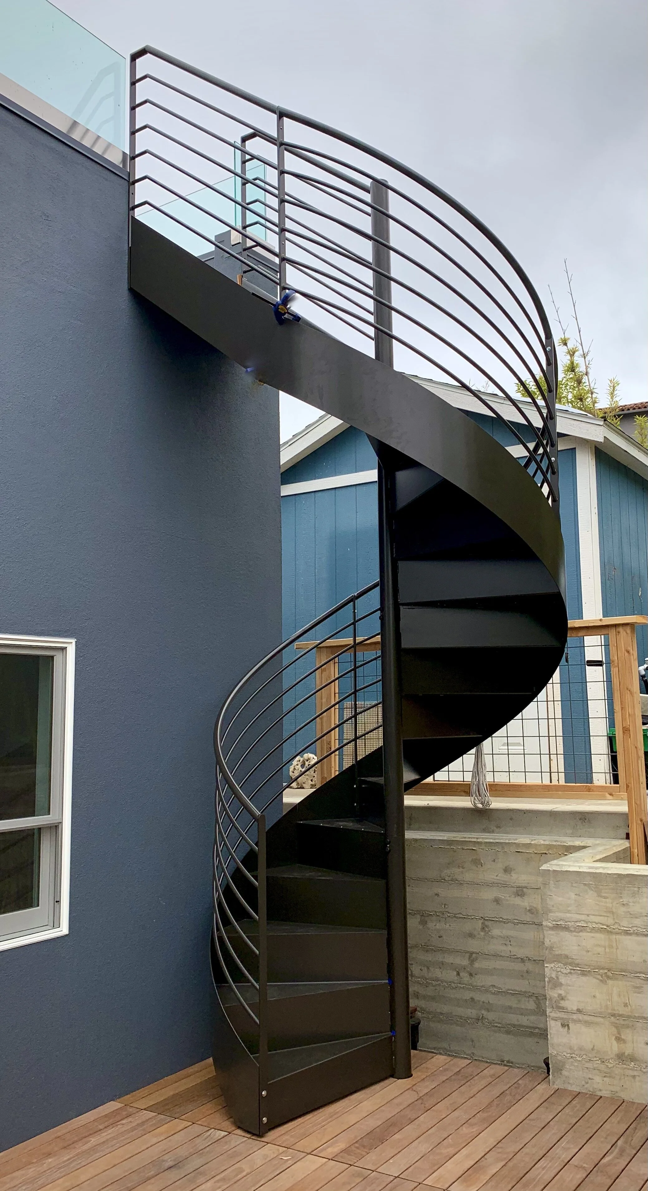 Arlington Spiral Staircase — Hamilton Fabrication