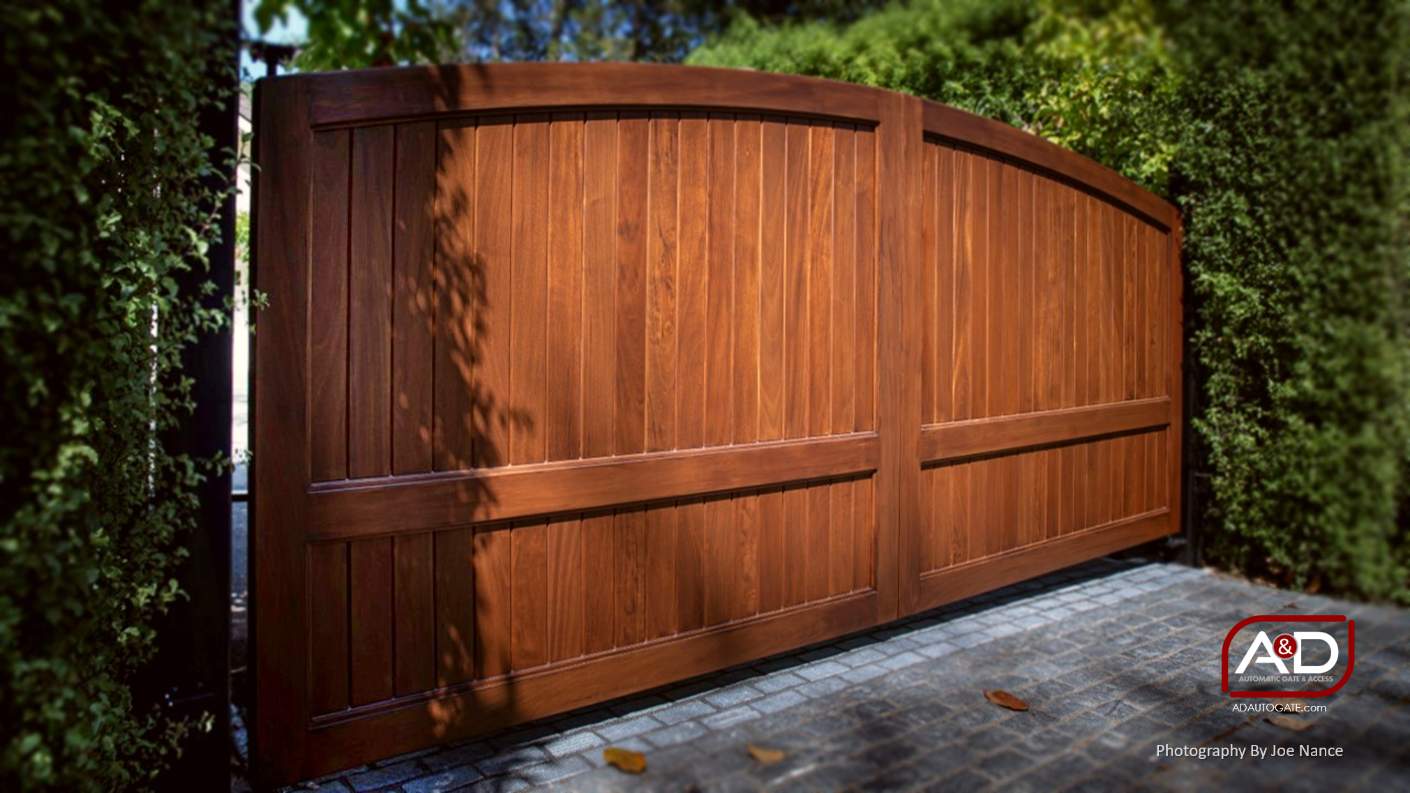 Motorised Wooden Gates
