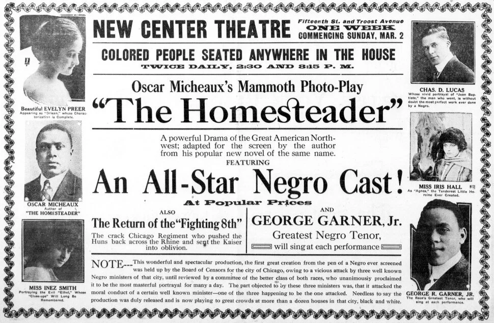 Oscar Micheaux’s Within Our Gates — NY 1920s