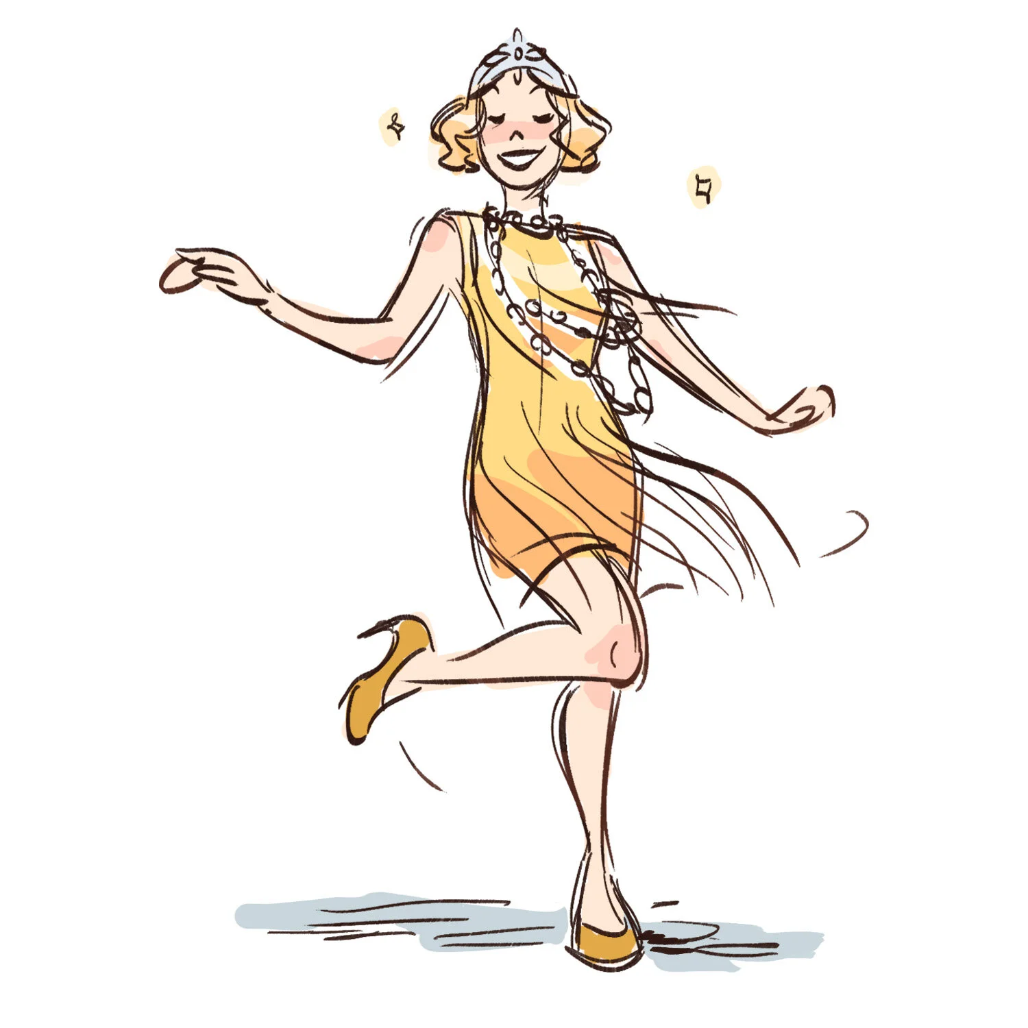 Flapper Girl Drawing Tumblr