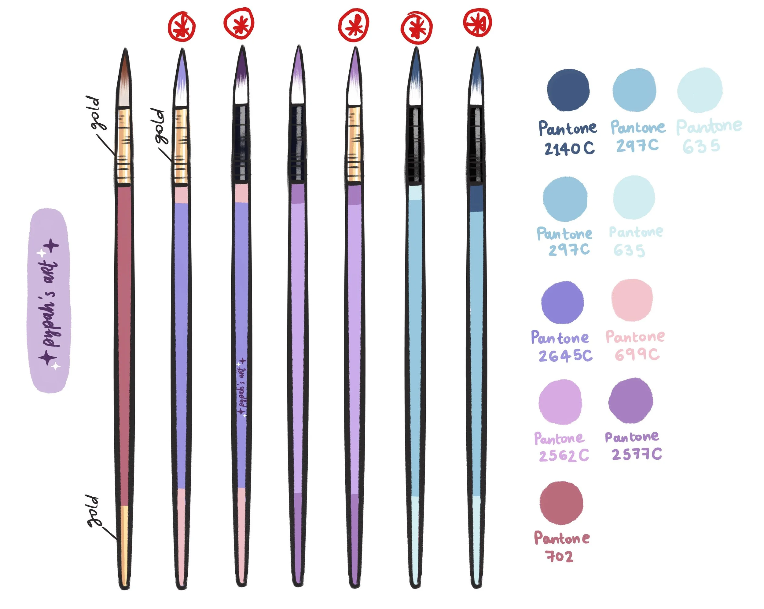 Craftamo x Pypah's Art Paintbrush Set — Pypah Santos