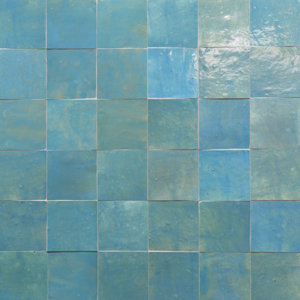 Zellige Classic - 4X4 Moroccan Sky — Custom Cabinets & Handmade Tiles ...