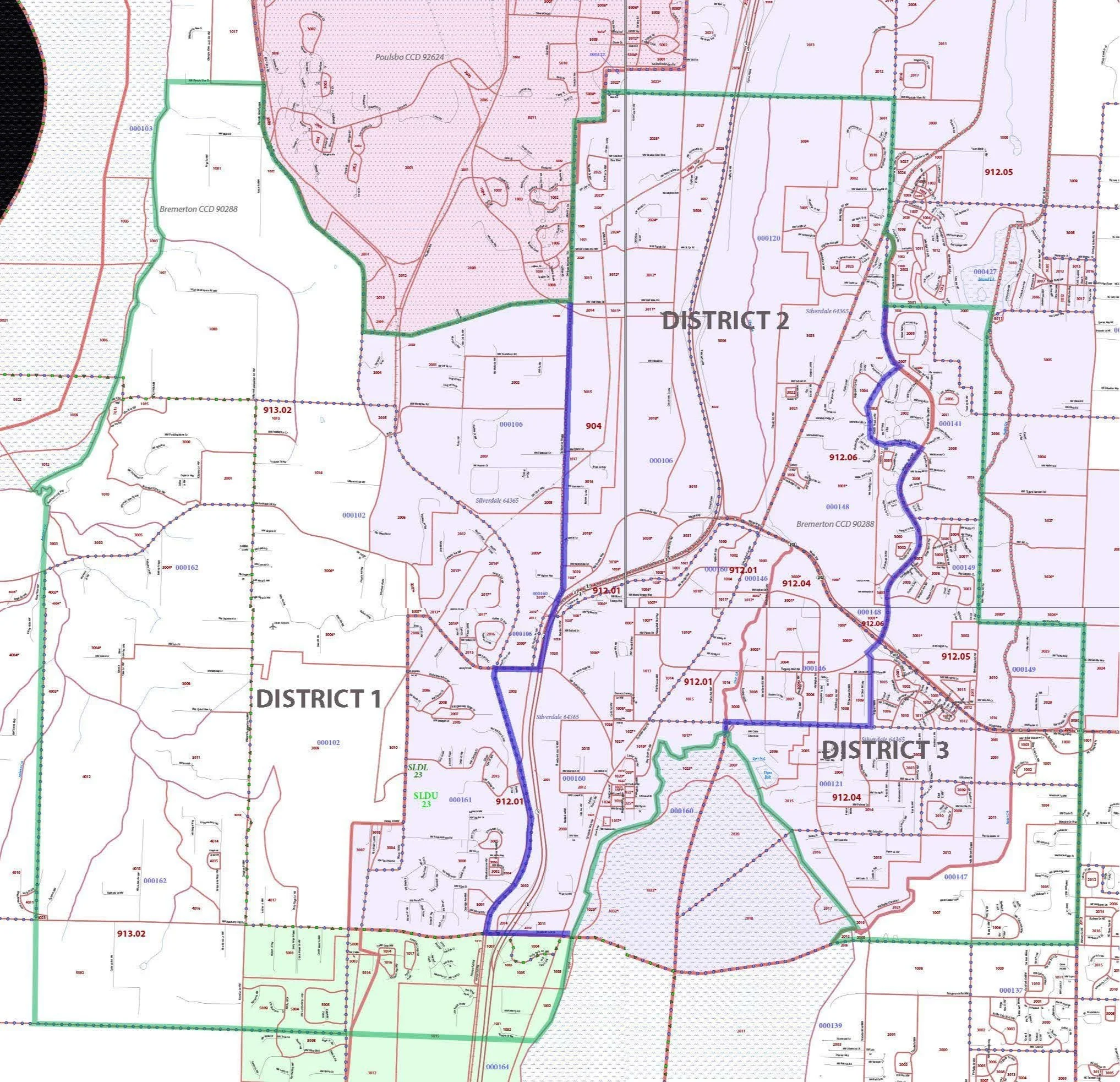 Commissioner District Map — Port of Silverdale
