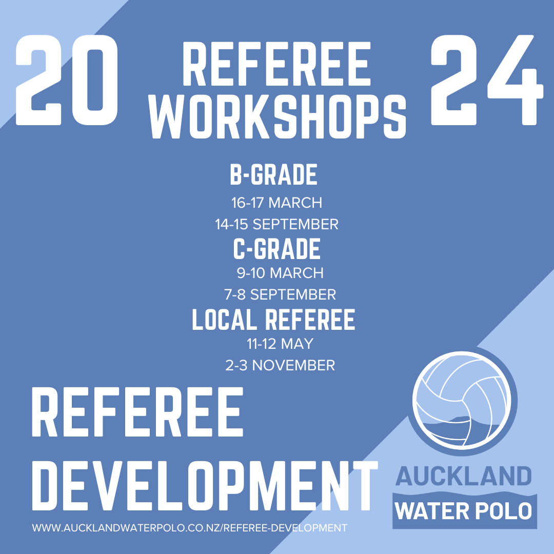 Referee Workshops — Auckland Water Polo