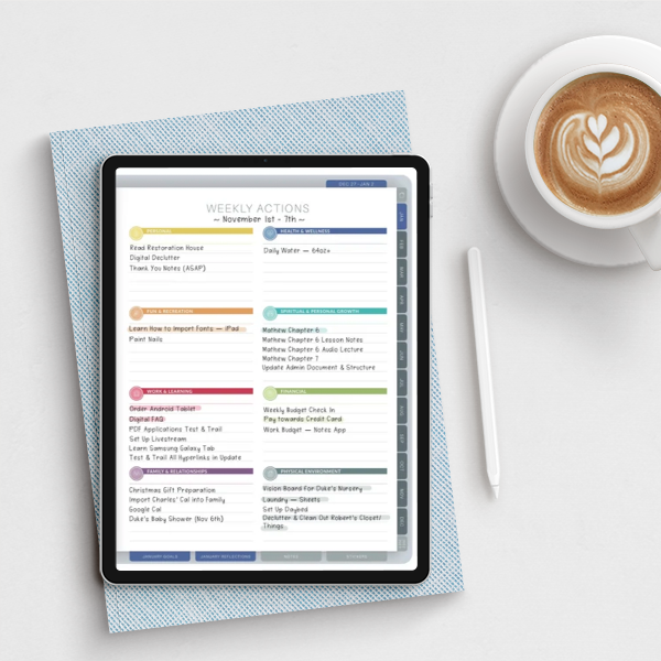 Custom Planner Design Services — Copper Bottom Design Co.