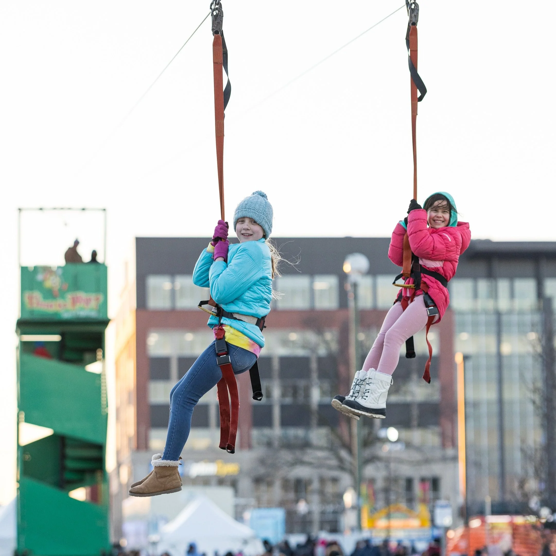 Zip Line Rides — Winter Blast Royal Oak