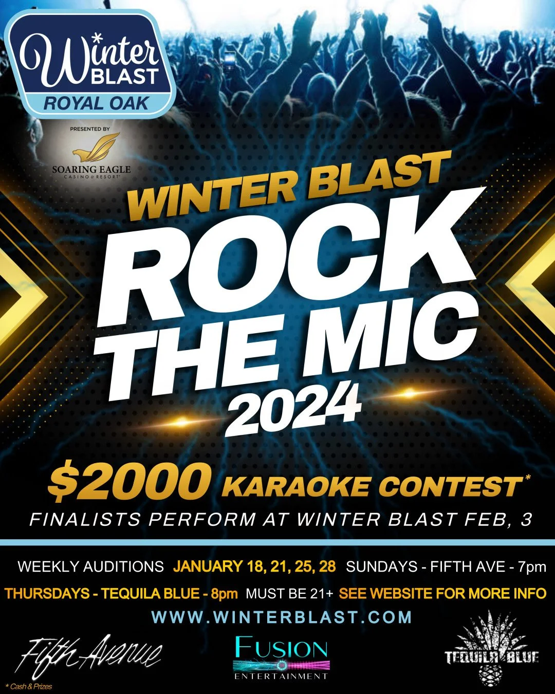 Rock the Mic — Winter Blast Royal Oak