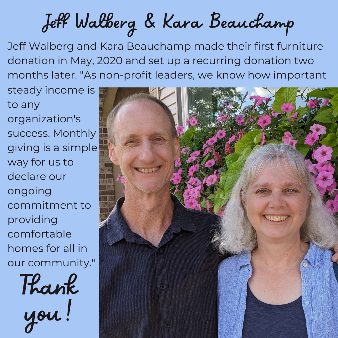 The Frame - Recurring donor newsletter — Houses into Homes, Iowa City, IA