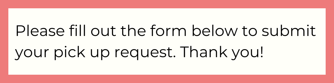 Request pick up — Houses into Homes, Iowa City, IA