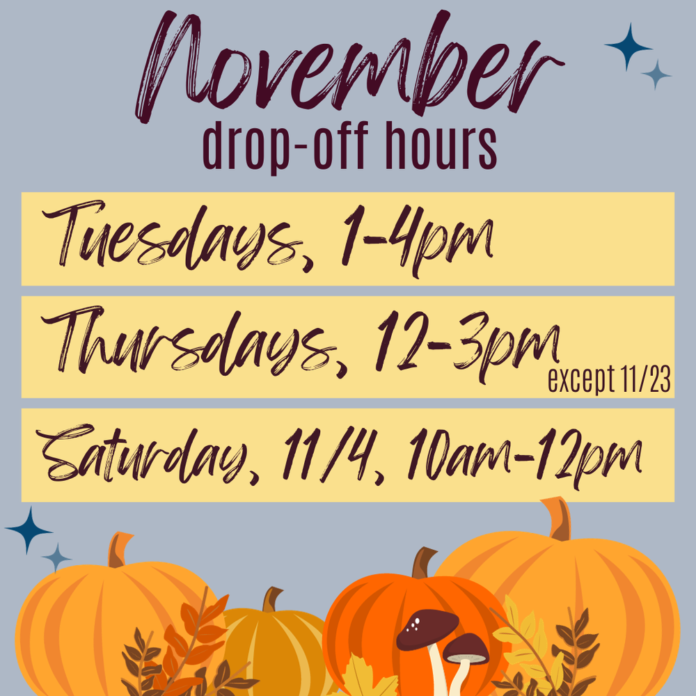 Drop-off Hours — Houses into Homes, Iowa City, IA