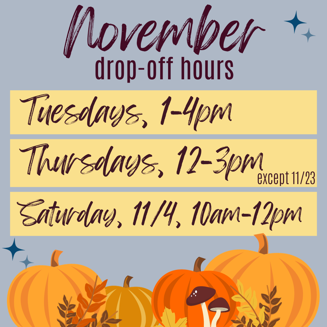 Drop-off Hours — Houses into Homes, Iowa City, IA