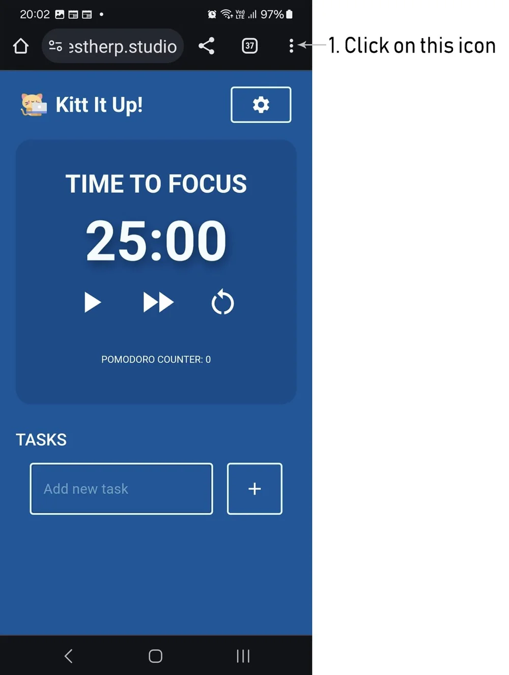 Pomokitty - A Pomodoro Timer with a Cute Kitty Theme - Esther Phang