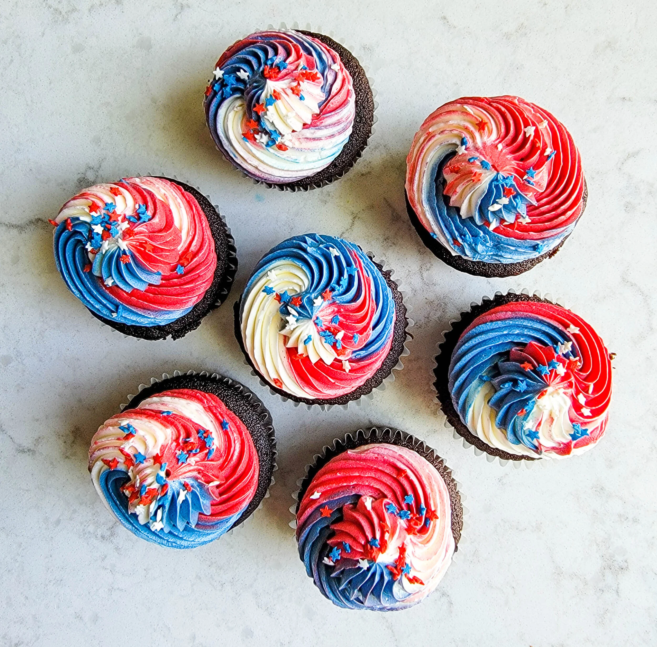 Red White And Blue Frosting