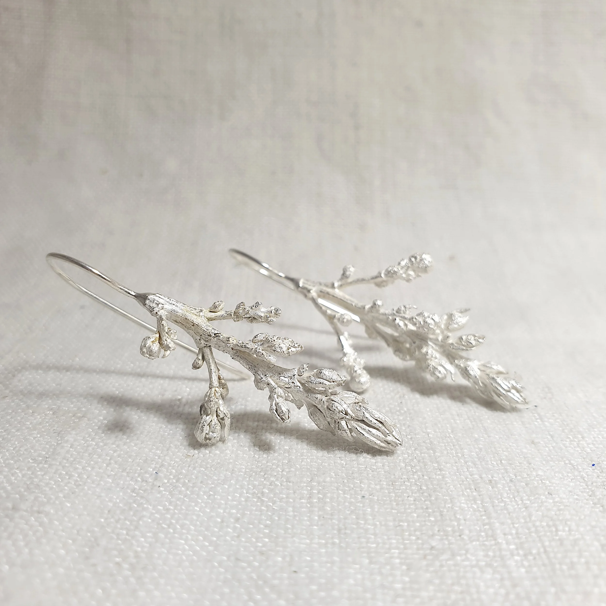 Botanical earrings - in the wild - flowerbuds