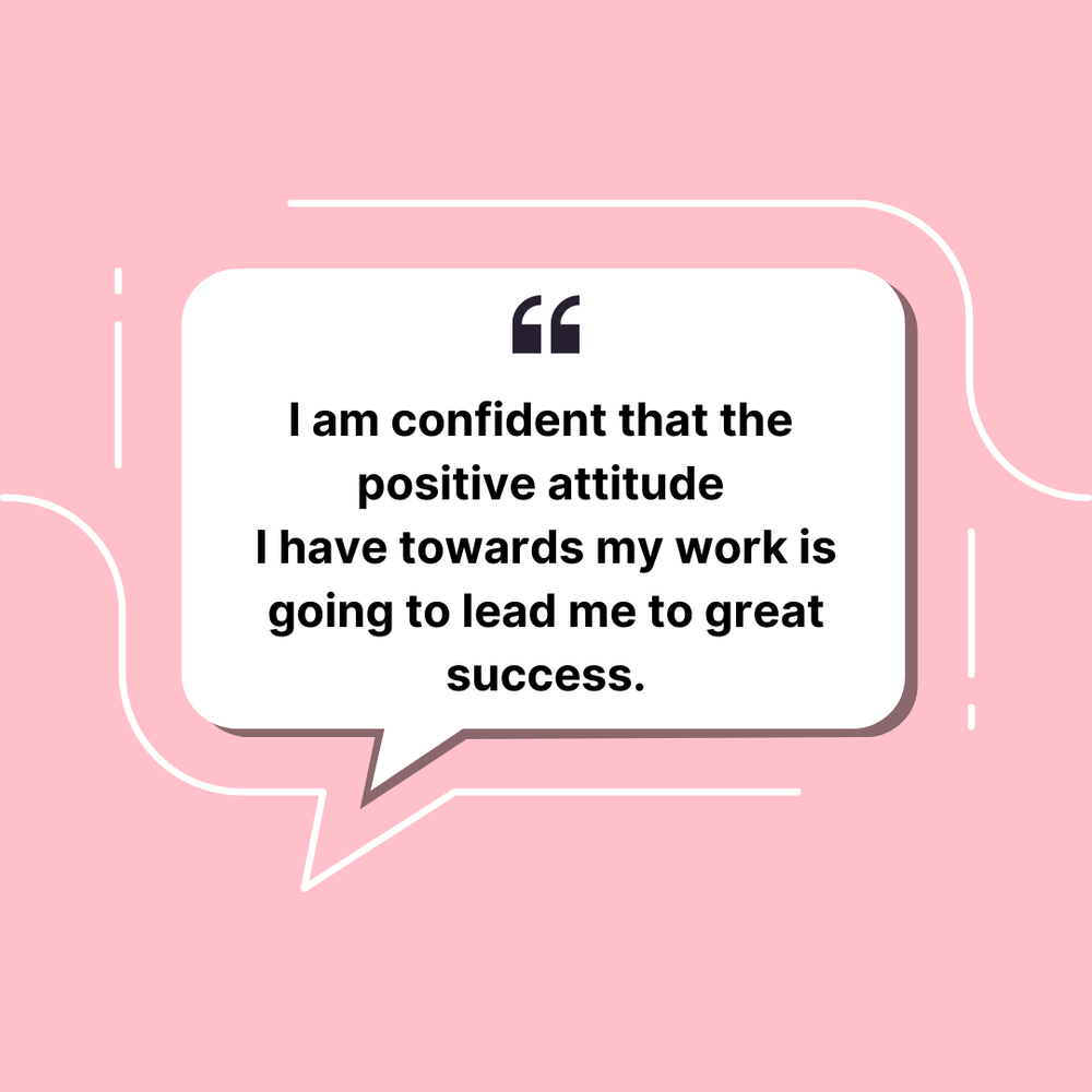 60 Inspiring Positive Affirmations for Work — Basics by Becca