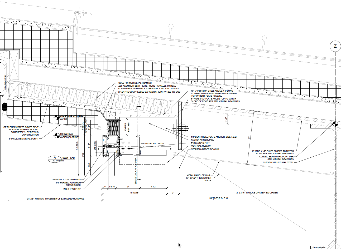 Angled Curtain Wall Detail | www.cintronbeveragegroup.com
