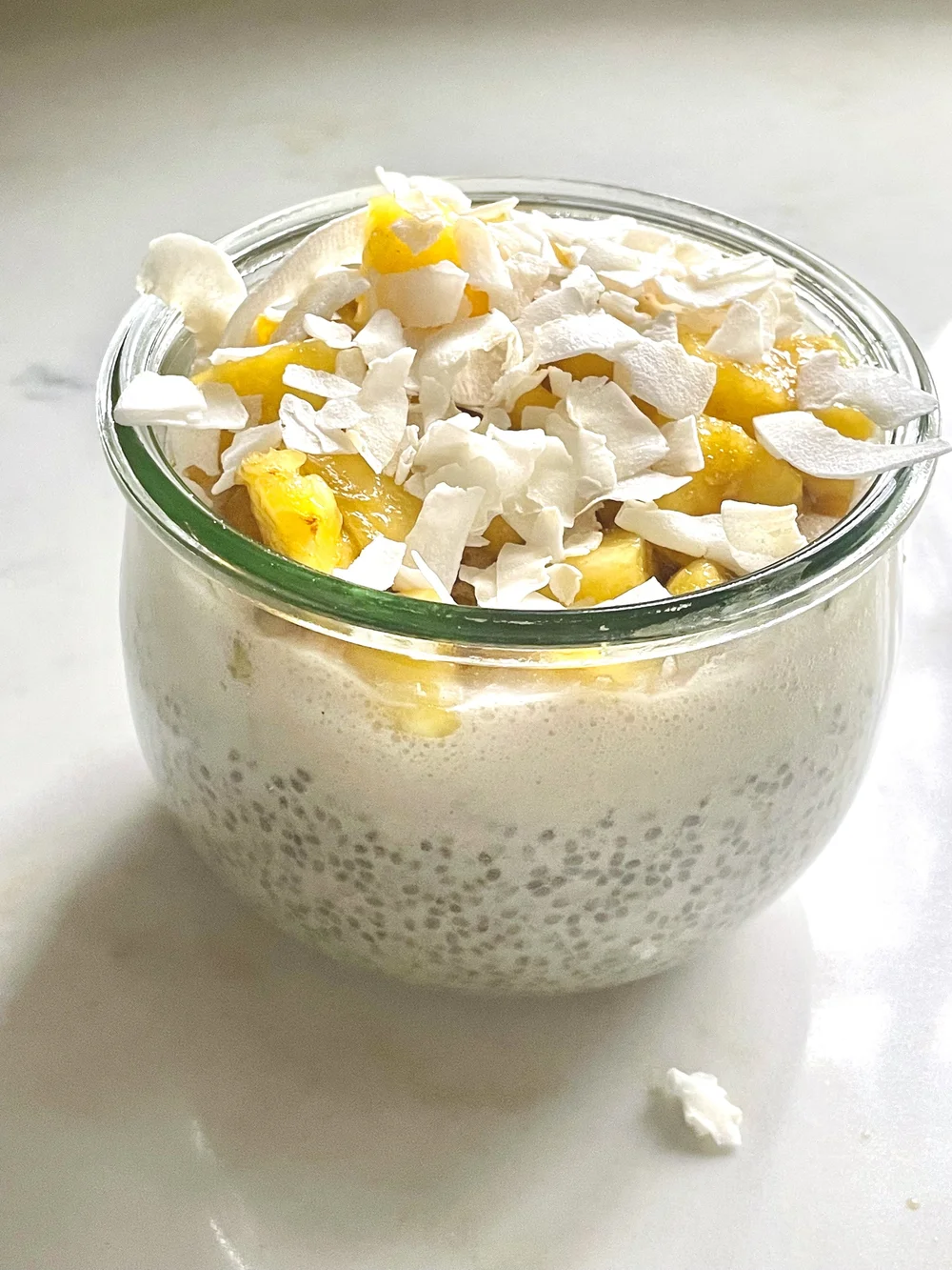 Pinapple Coconut Chia Seed Pudding - Dish It Girl Recipe Box