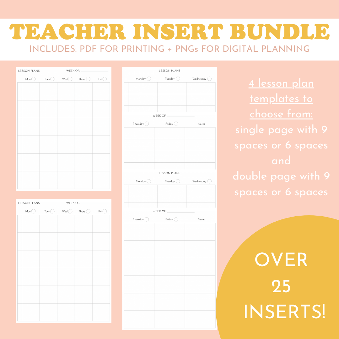 Digital Teacher Planner — Hustle Sanely® by Jess Massey