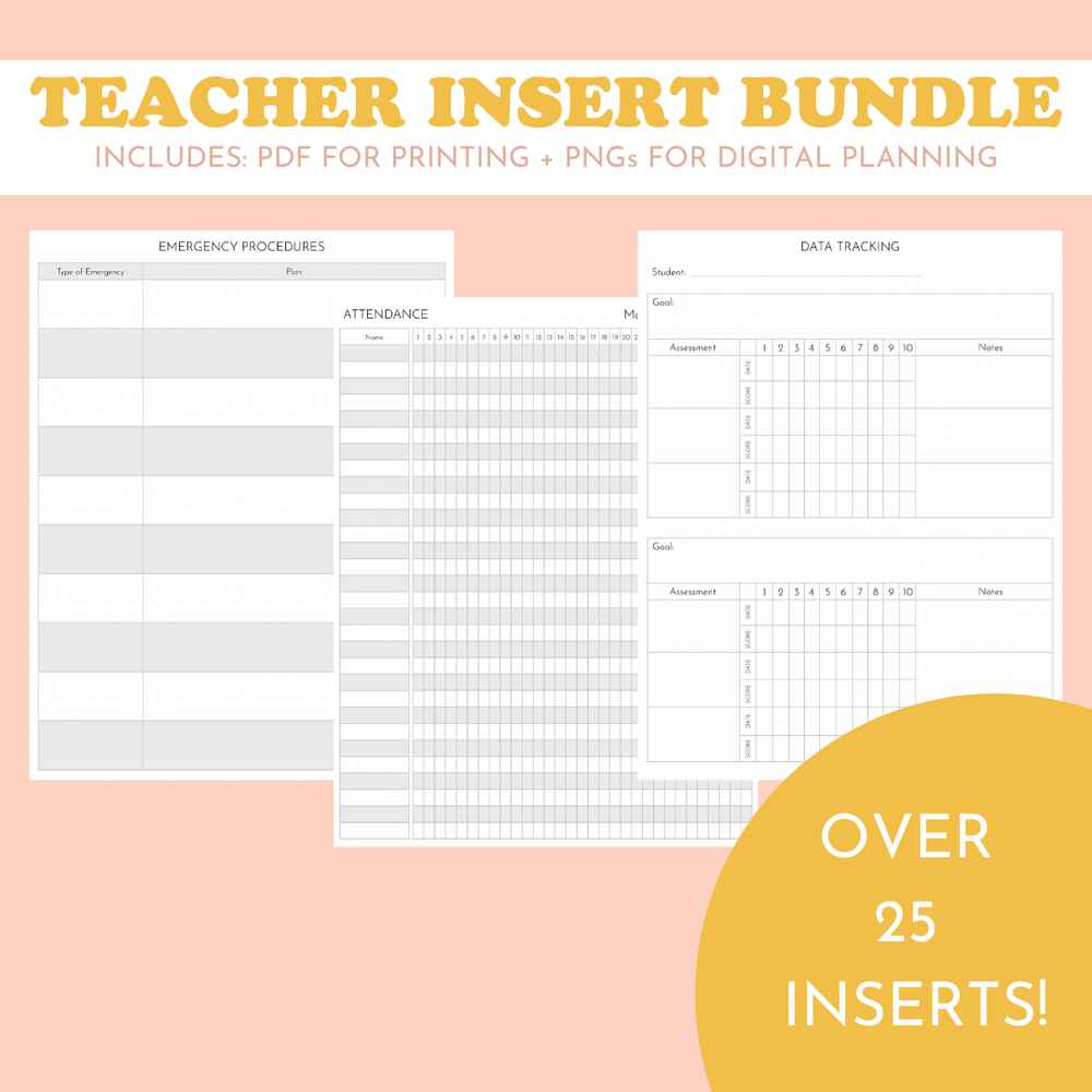 Digital Teacher Planner — Hustle Sanely® by Jess Massey